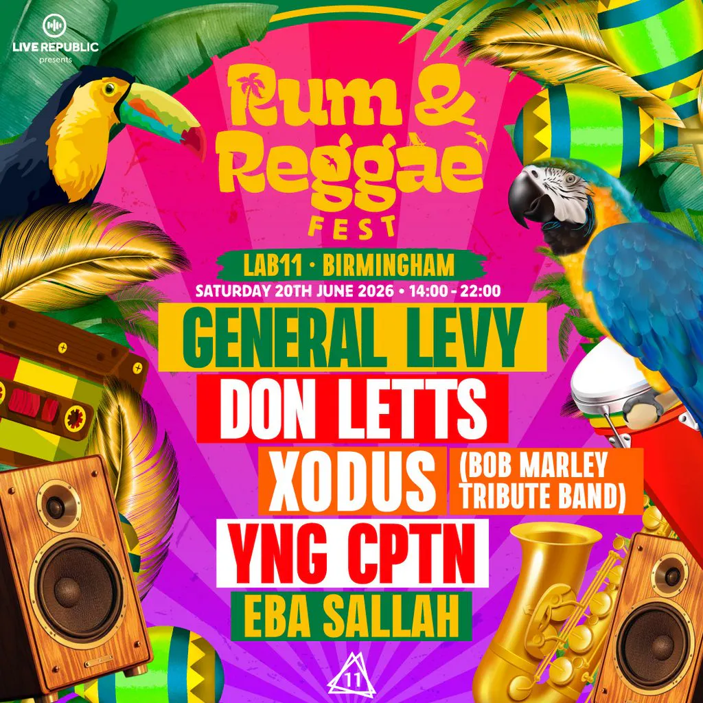 Tickets: Rum & Reggae Festival 2026 | Lab11 Birmingham | LAB11 ...