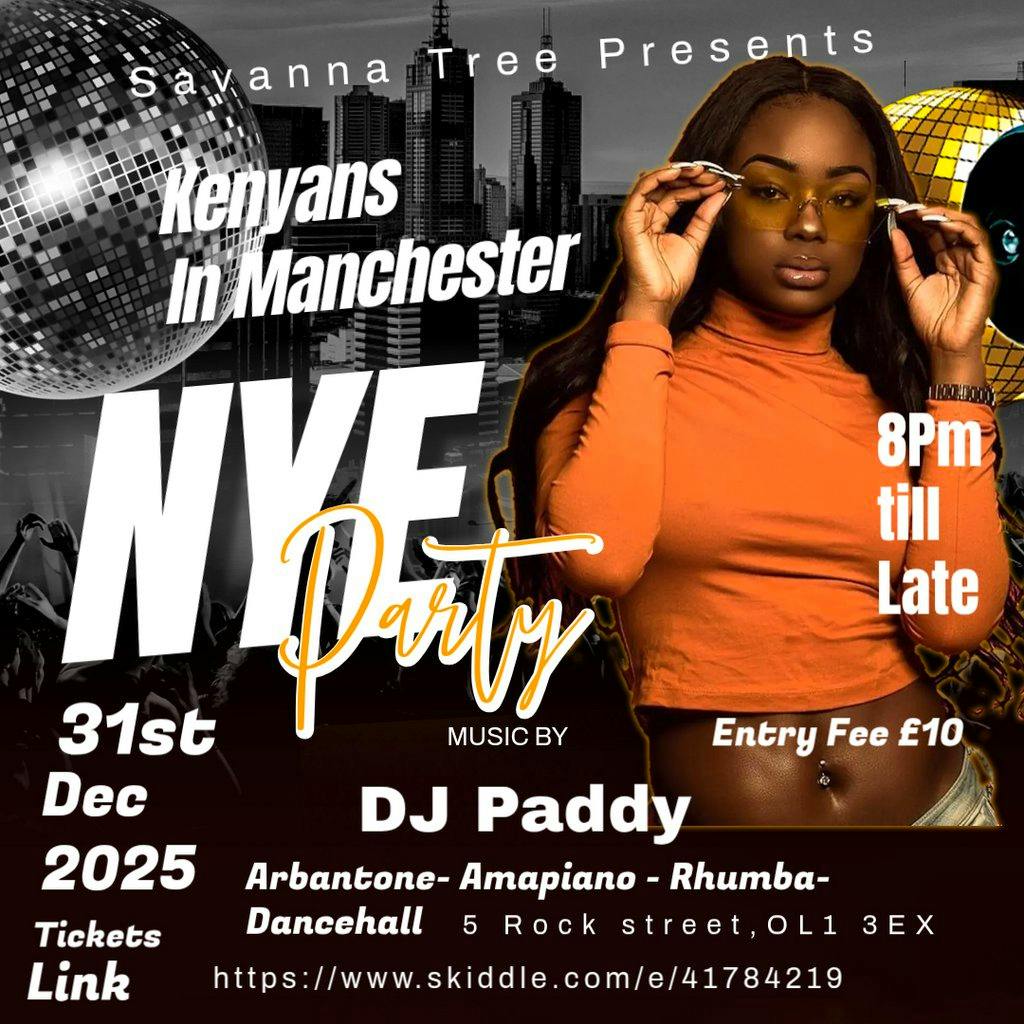 Tickets: Kenyans in Manchester Ultimate Jump-off Party | Savanna Tree ...