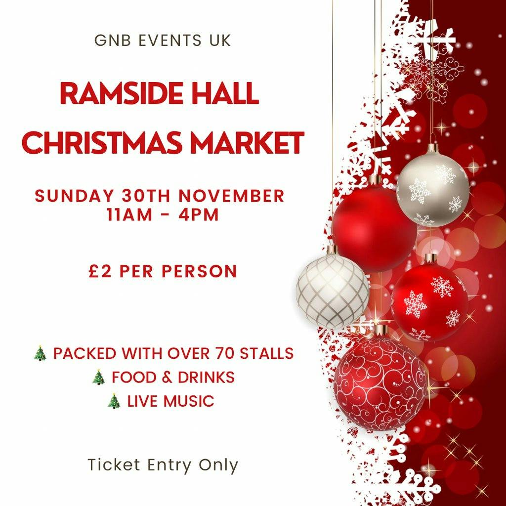 Tickets: GNB Christmas Market Ramside Hall | Ramside Hall Hotel Durham ...