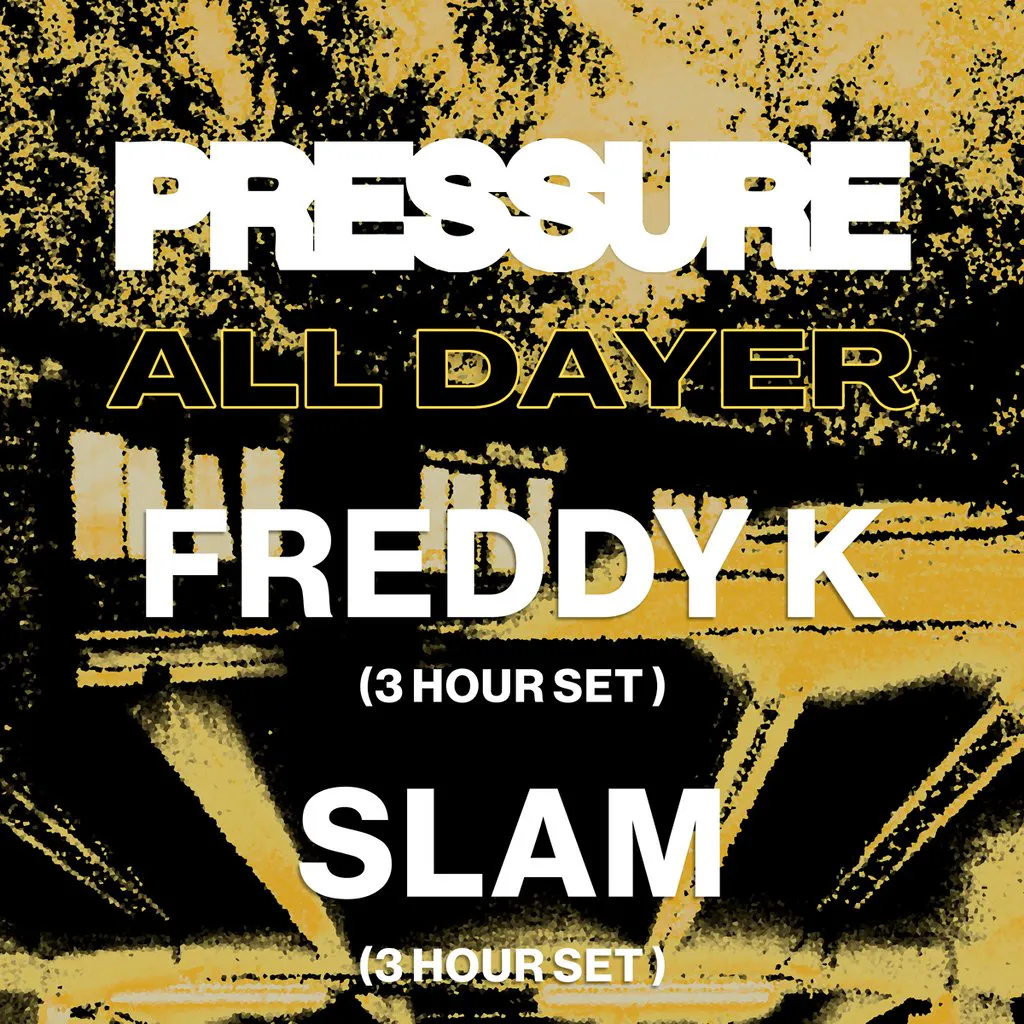 PRESSURE: Freddy K & Slam | SWG3 Glasgow Sun 26 April 2026
