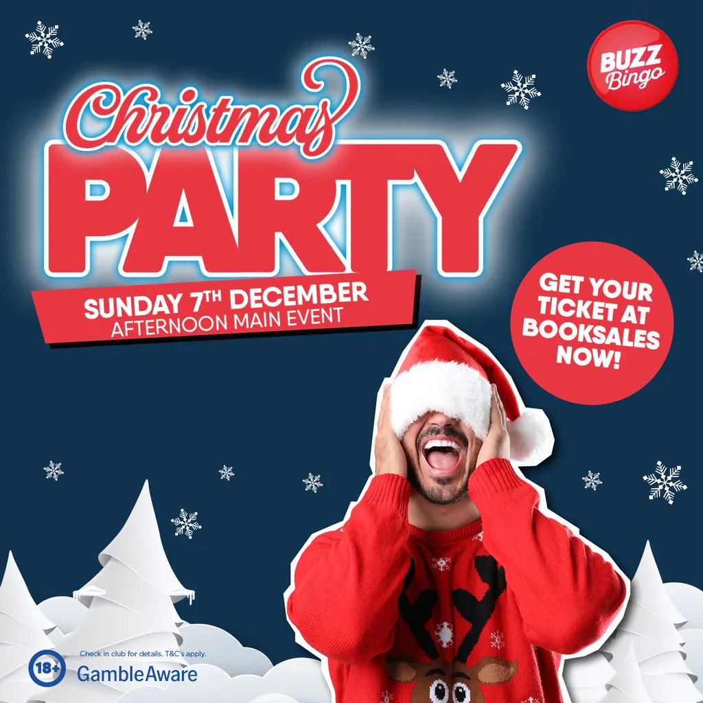 Buzz Bingo Plymouth - Xmas Party Afternoon | Buzz Bingo Plymouth ...