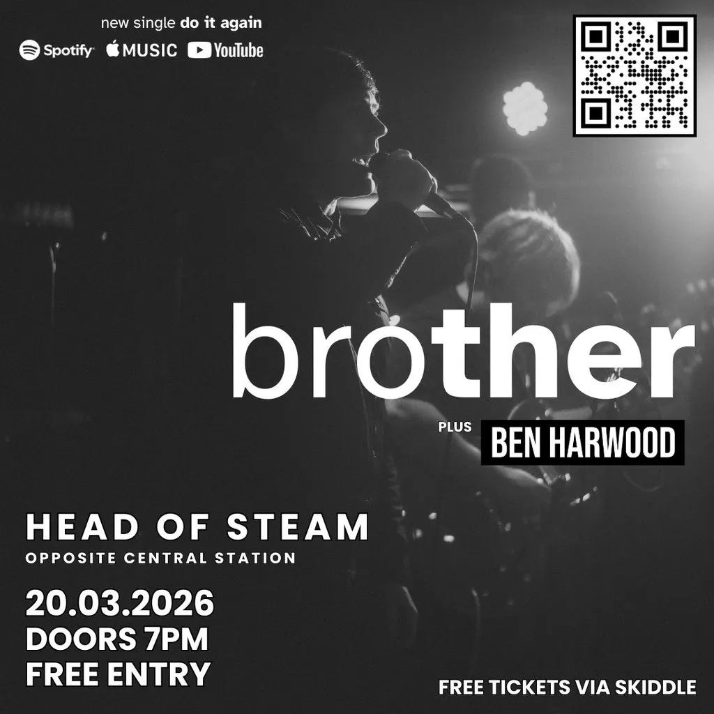 brother live @ HOS Newcastle + Ben Harwood | The Head Of Steam ...