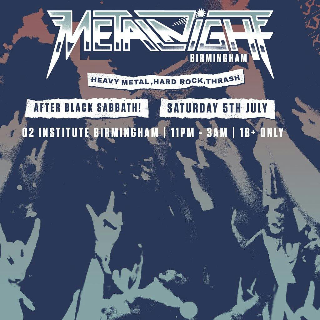 Metal Night - Metal Comes Home - Black Sabbath Party | O2 Institute ...