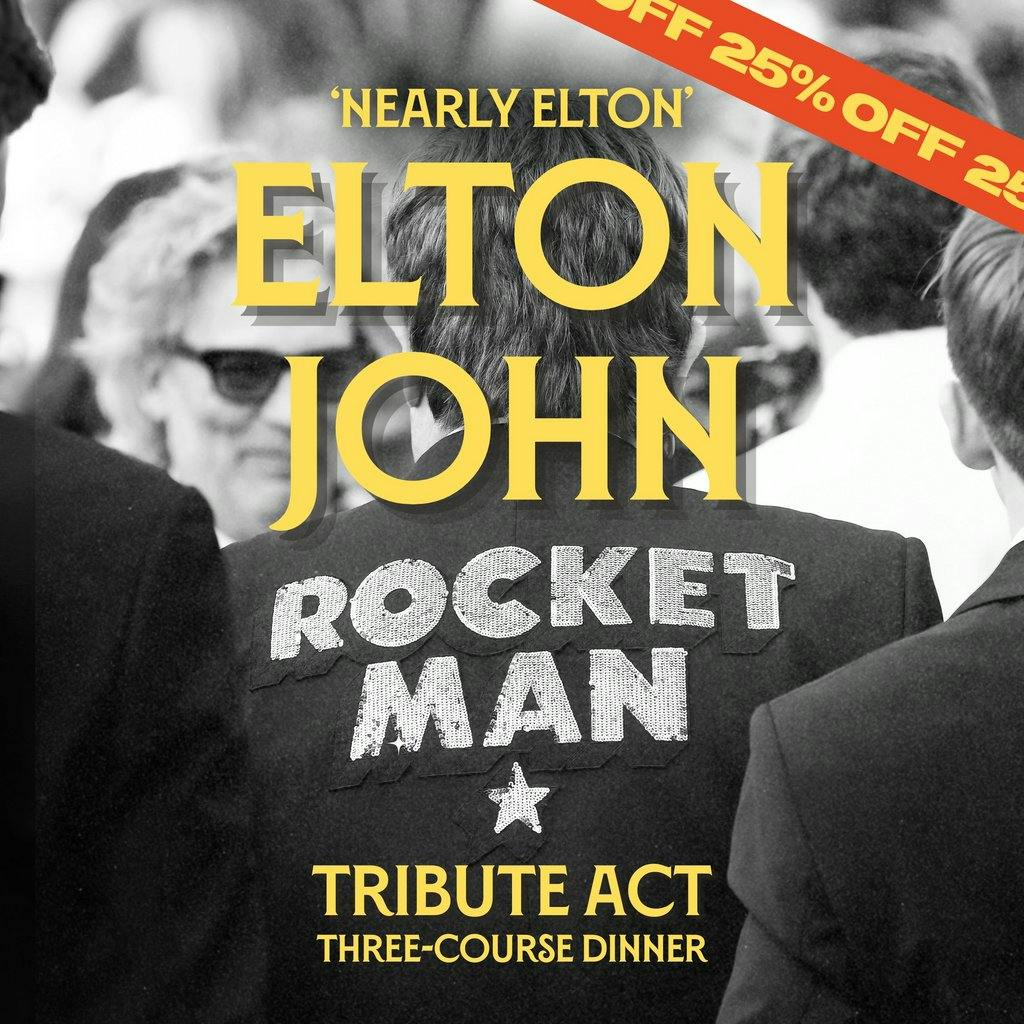 Tickets: Nearly Elton - 25% off! | The Rhyddings Suite At The Royal ...