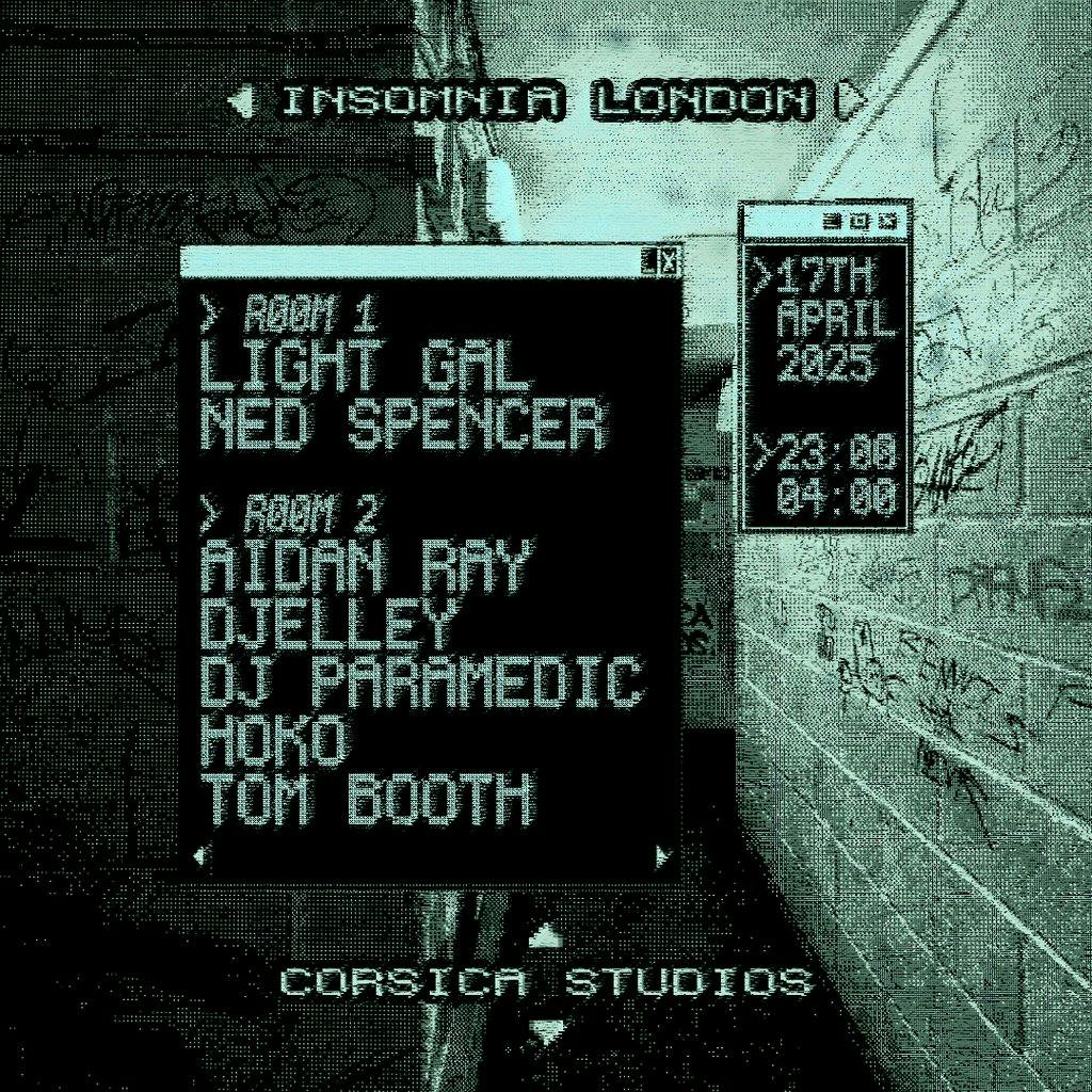 Insomnia London - House x DnB x Techno | Corsica Studios London Thu 17 ...
