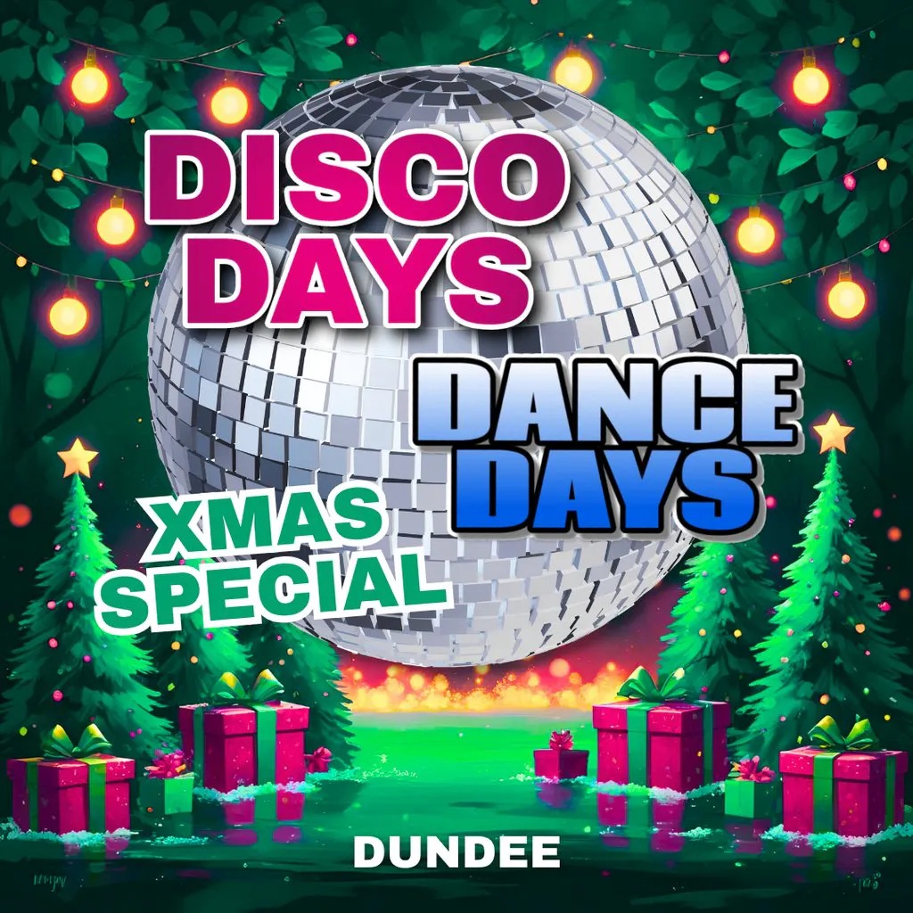 Disco Days Xmas Special - Dundee | Fat Sam's Dundee Sat 20 December 2025