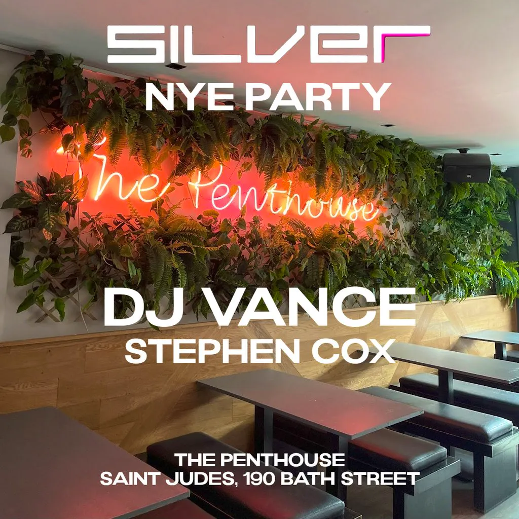 Silver NYE Party | Saint Judes Penthouse Glasgow Wed 31 December 2025 NYE