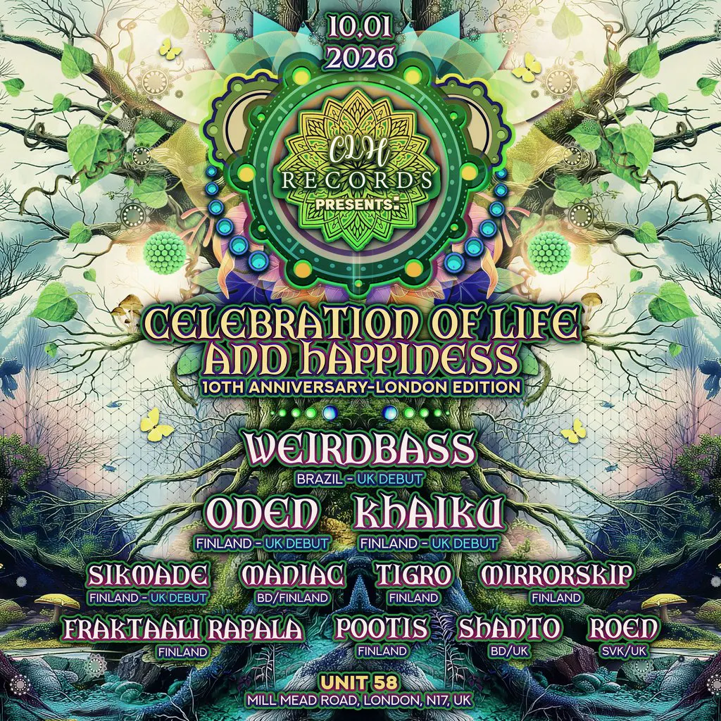 CLH Records presents 'Celebration Of Life & Happiness' | Unit 58 London ...