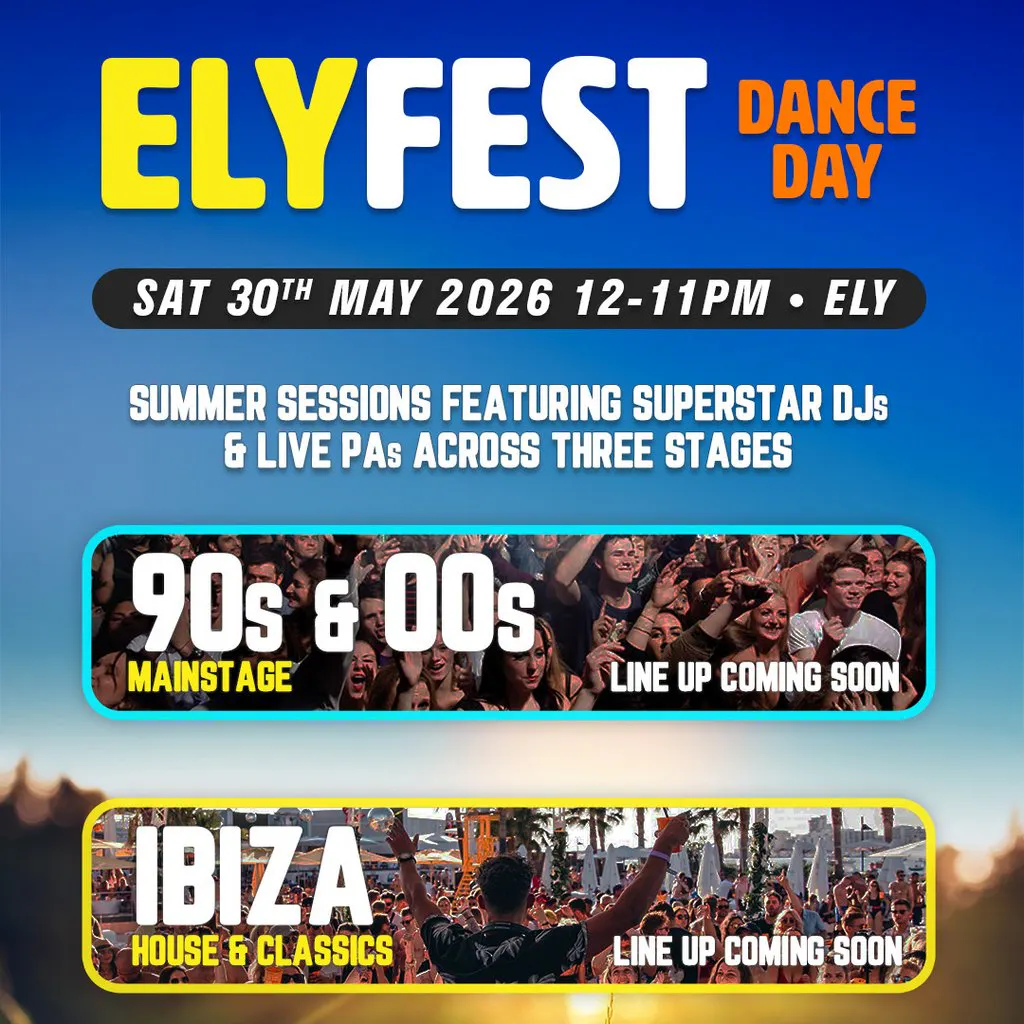 Tickets: Ely Fest - Dance Festival - 90s / 00s | Ely Outdoor Sports ...