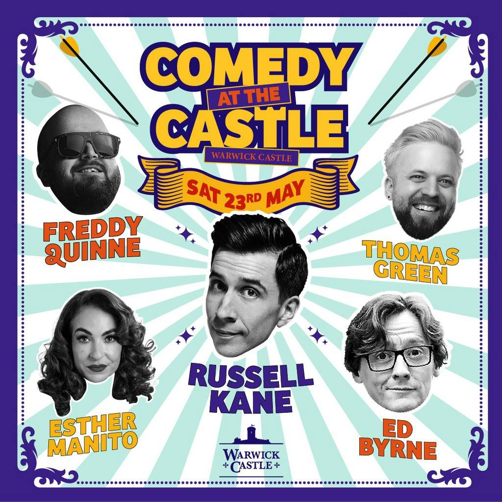 Tickets: Comedy at the Castle: Saturday Night with Russell Kane + more ...