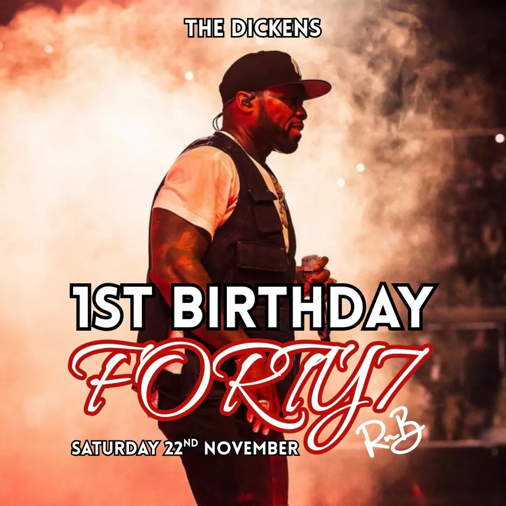 Forty7RnB BINGO - Turns 1 | The Dickens Inn Middlesbrough Middlesbrough ...