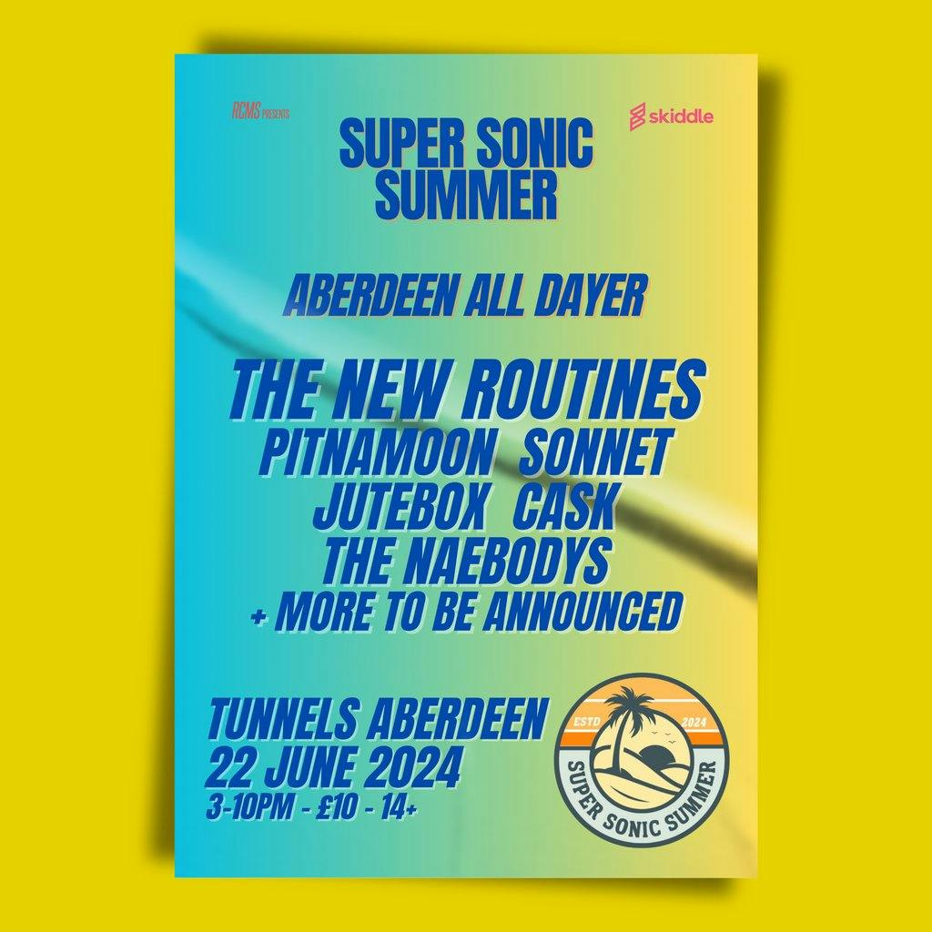 Super Sonic Summer - Aberdeen All Dayer | Tunnels Aberdeen Aberdeen Sat ...