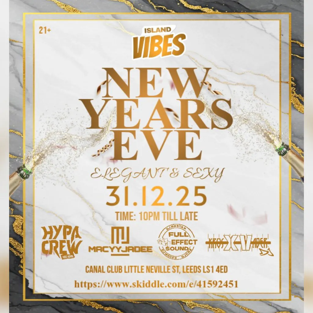New Year's Eve 2025 (Elegant & Sexy) - Island Vibes Part 6 | Canal Club ...