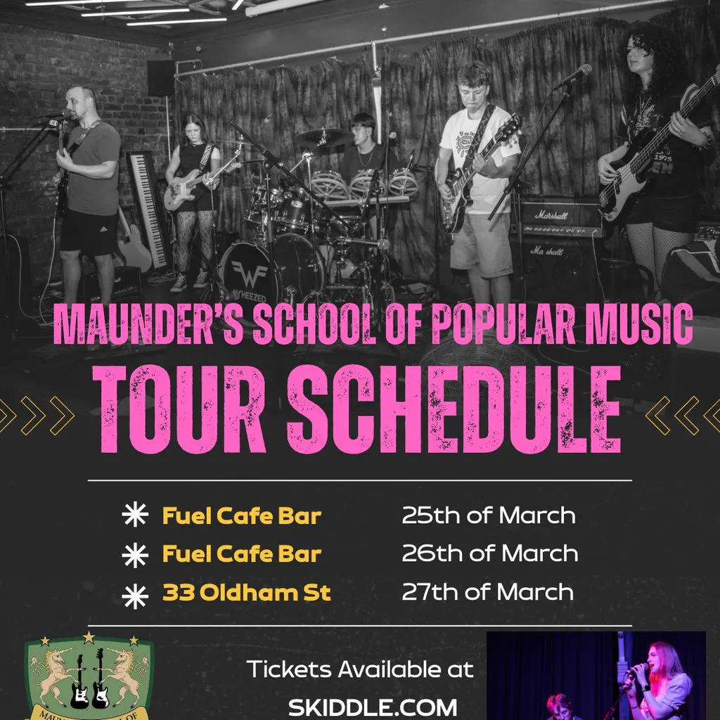 Maunder's Easter Mini Tour | Fuel Café Bar Withington Wed 25 March 2026