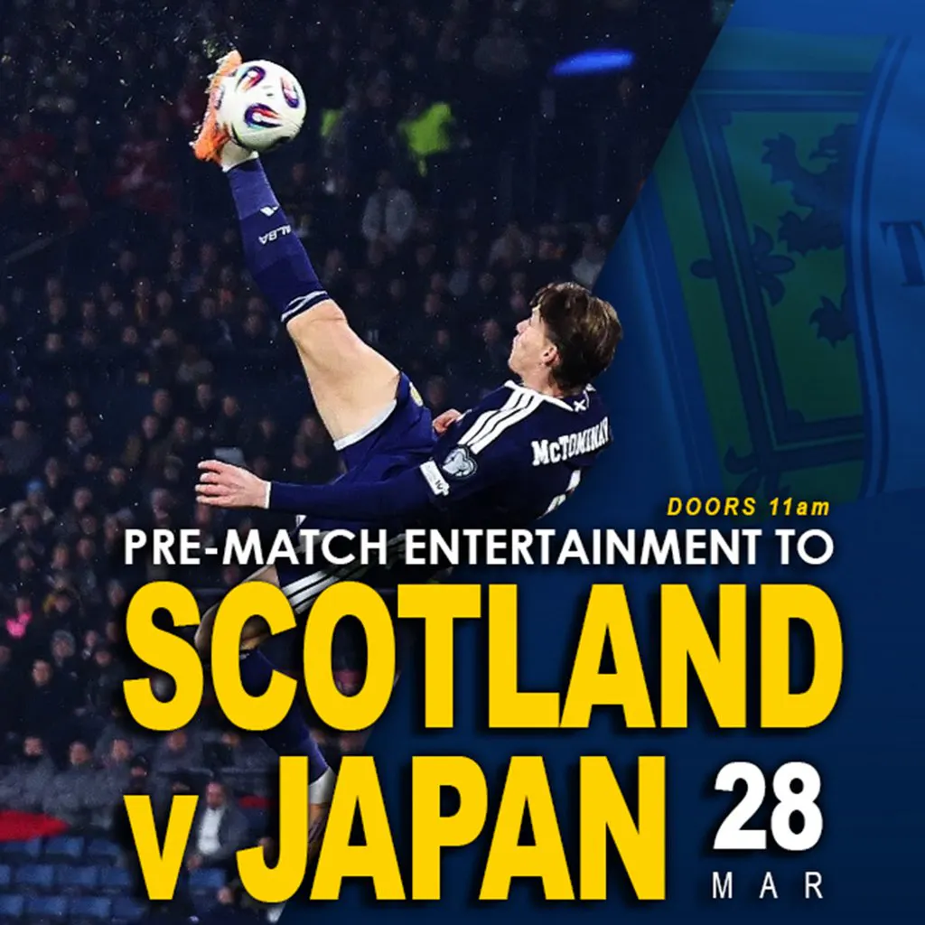 Tartan Army Pre-Match Entertainment - Scotland v Japan | The Ferry ...
