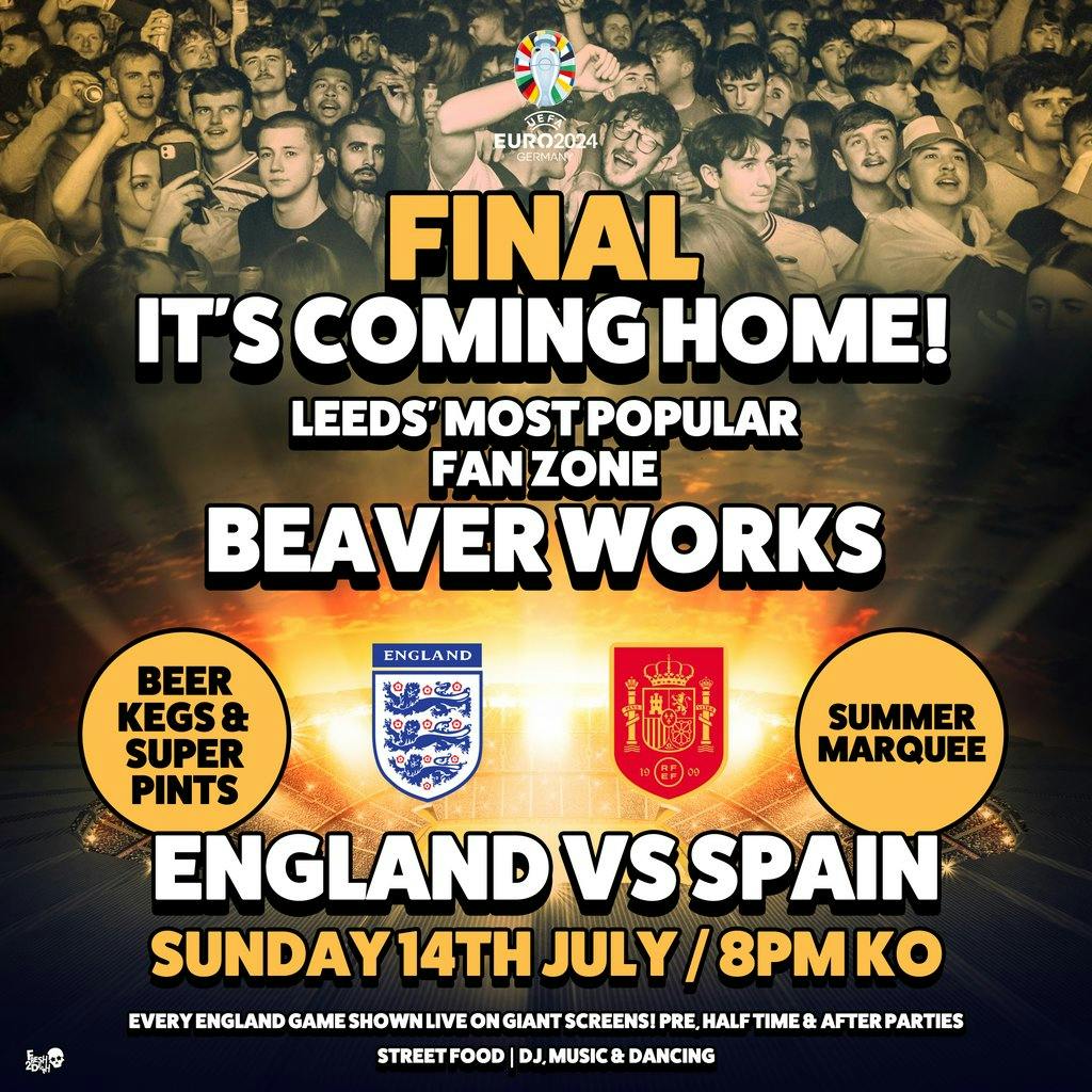 IT'S COMING HOME! ENG vs SPAIN Euro2024 FINAL - OVER 1000 PEOPLE ...