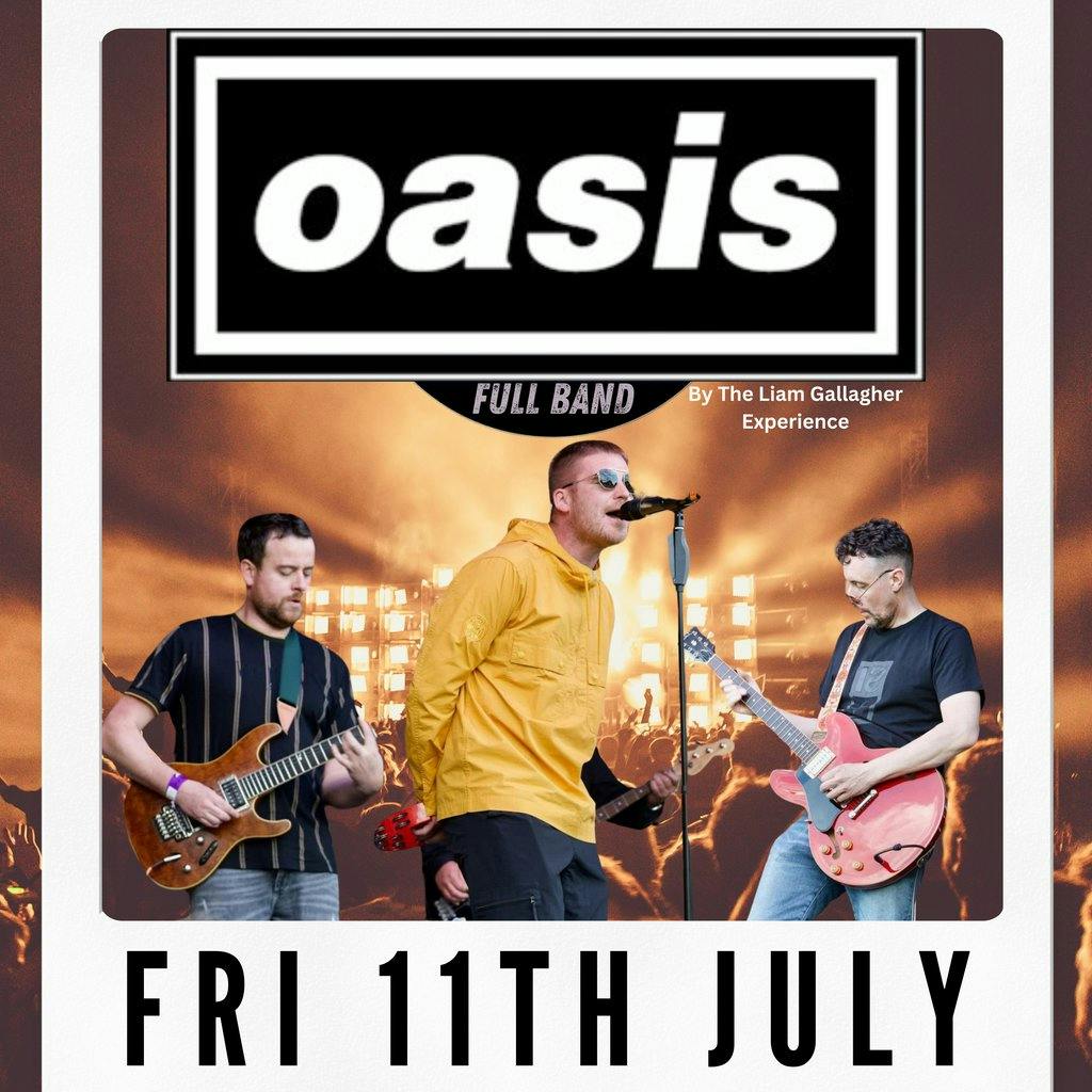 Tickets: Maybe Oasis- Oasis Tribute | Eston Events Centre Middlesbrough Fri 11 July 2025