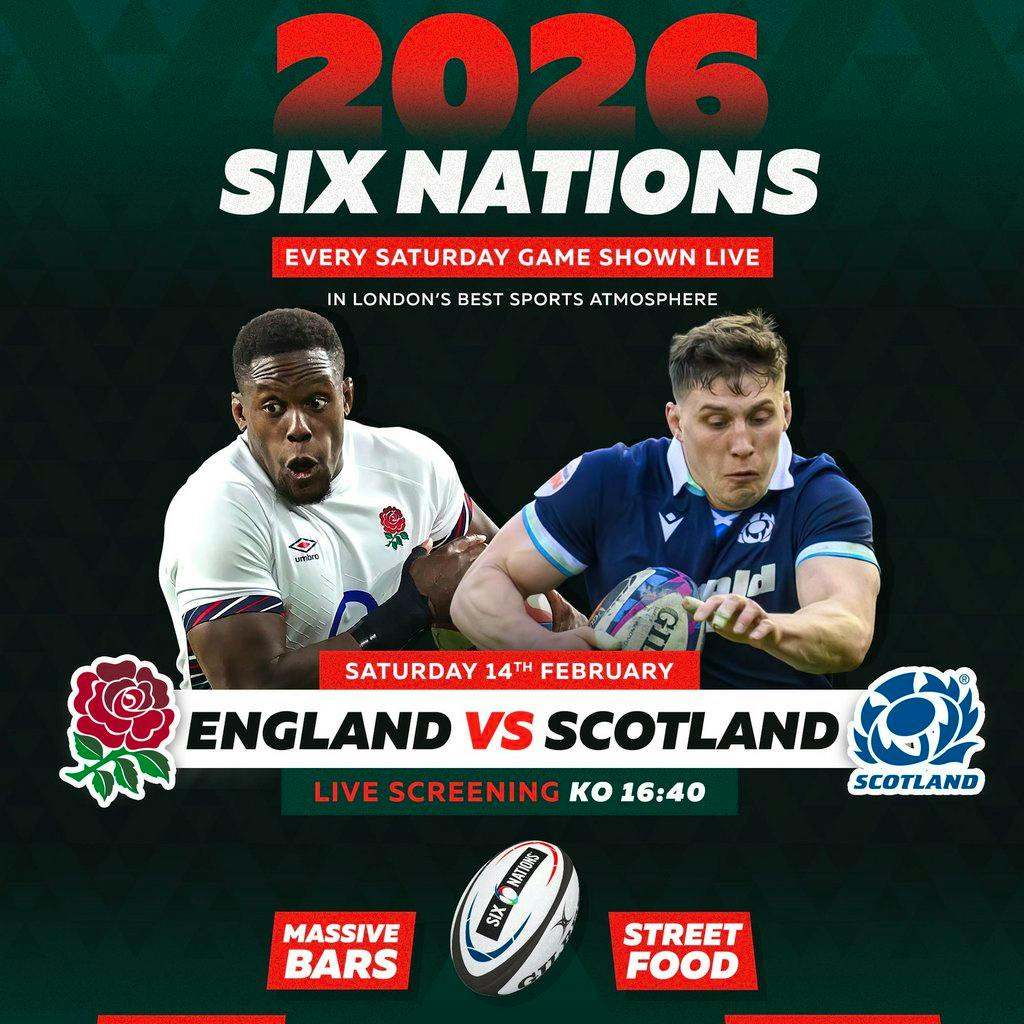 Tickets: Six Nations Live Screening - England vs Scotland | Vauxhall ...