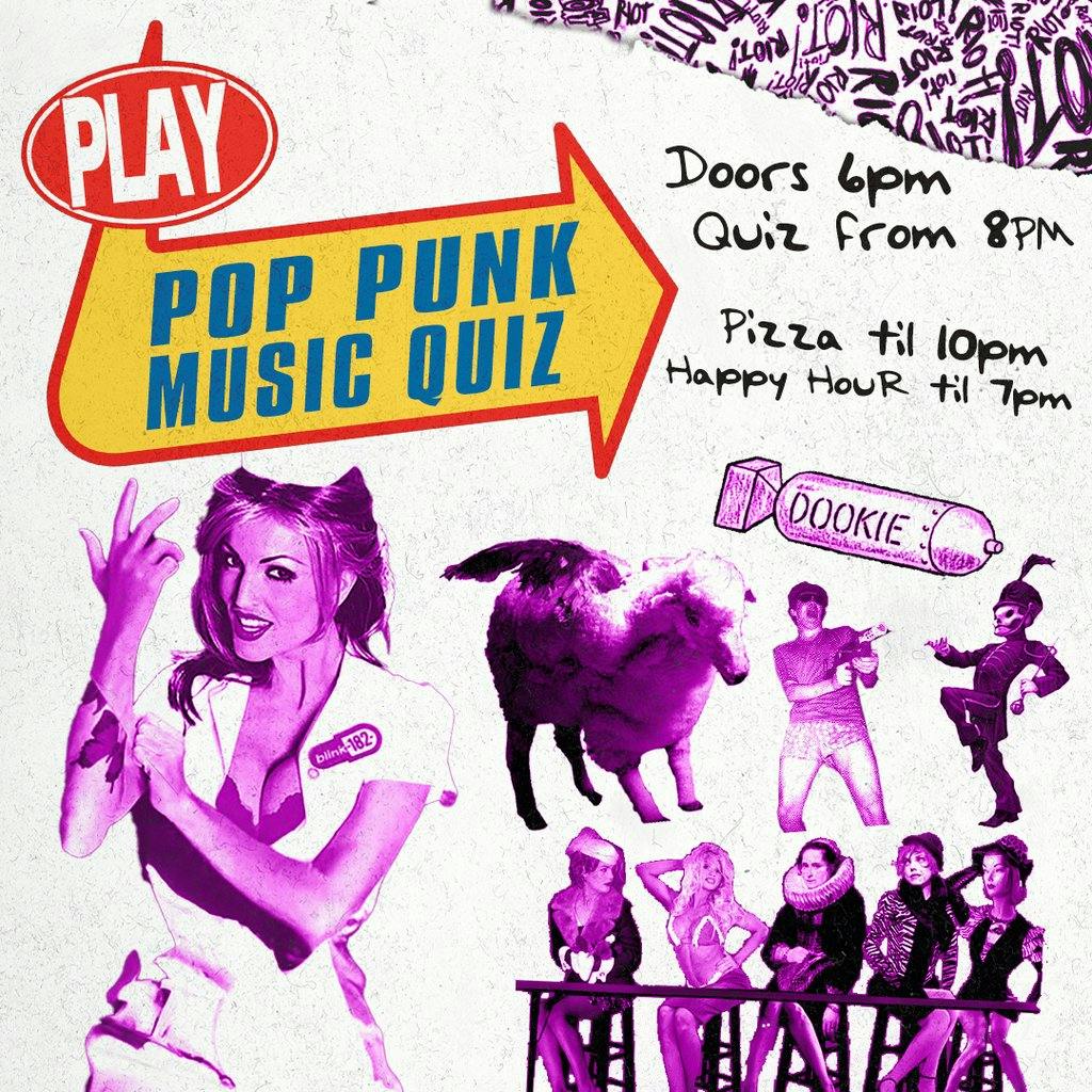 Pop Punk Music Quiz | PLAY Middlesbrough Thu 27 March 2025