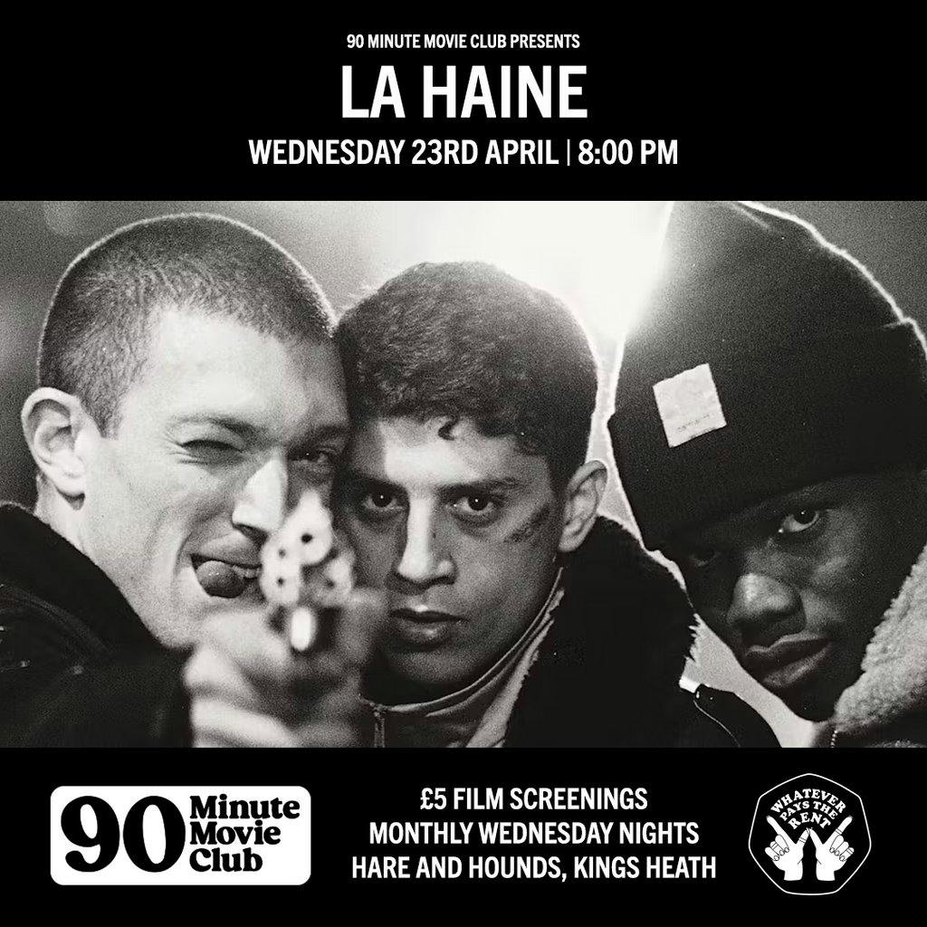 H&H x WPTR 90 Minute Movie Club: La Haine (1995) | Hare And Hounds ...