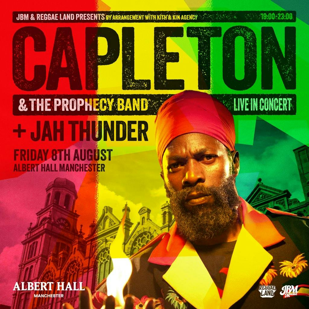 Capleton & The Prophecy Band LIVE in Concert | Albert Hall Manchester ...