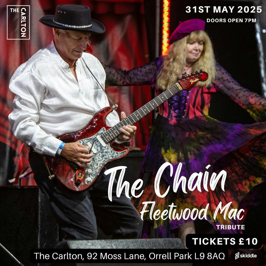 The Chain, Fleetwood Mac Tribute | The Carlton Venue Liverpool Sat 31 ...