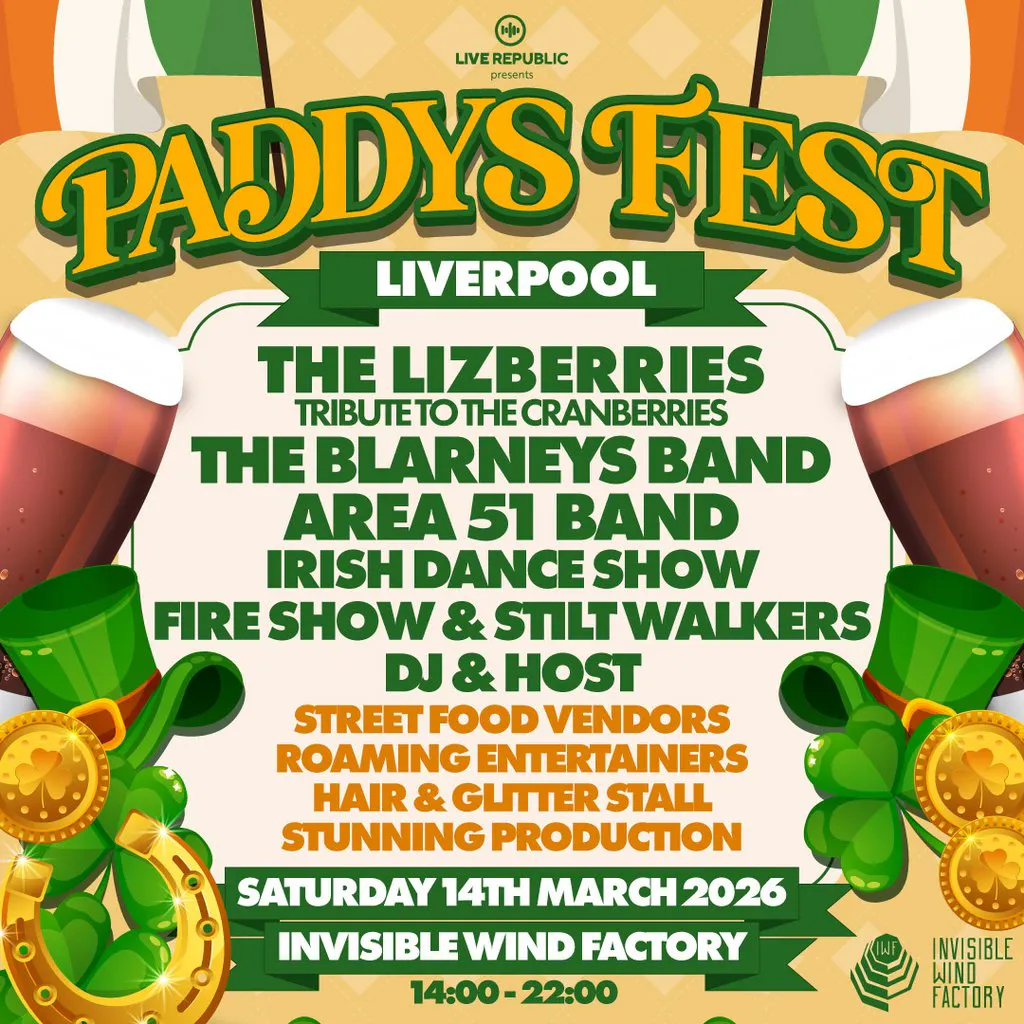 Paddy's Fest | Invisible Wind Factory, Liverpool | Invisible Wind ...