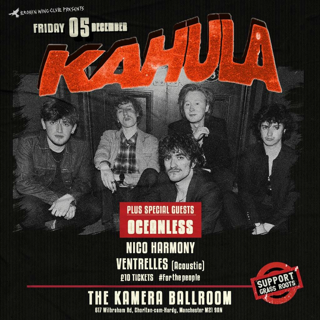 Tickets: Brokenwingclub: Kahula // OCEANLESS // Nico Harmony // VENTR | Kamera At Lloyd And ...