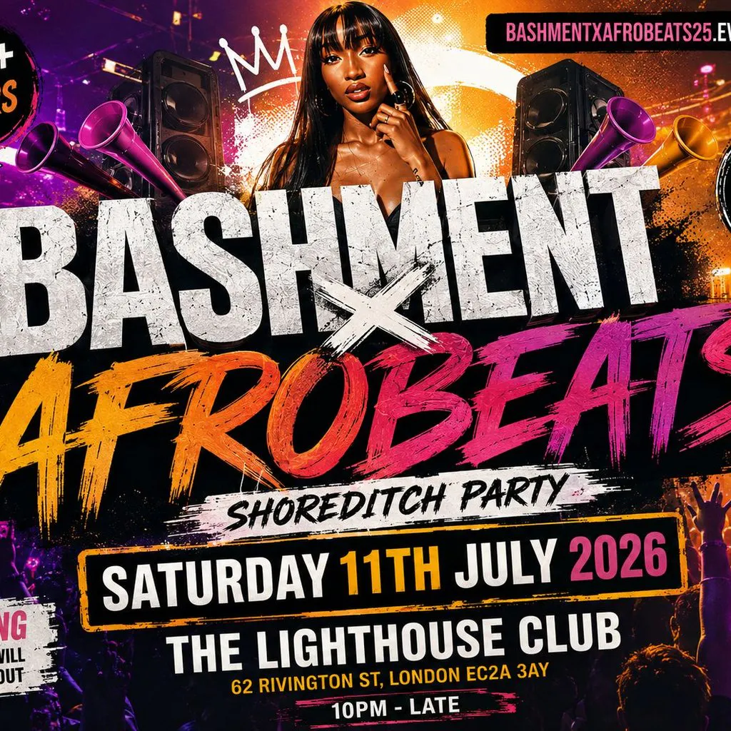 Tickets: Bashment X Afrobeats - Shoreditch Party | The Lighthouse Bar ...