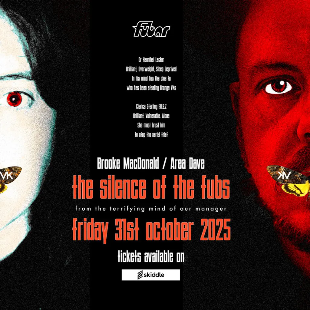 The Silence of the Fubs - Halloween at Fubar | Fubar Stirling Fri 31 ...