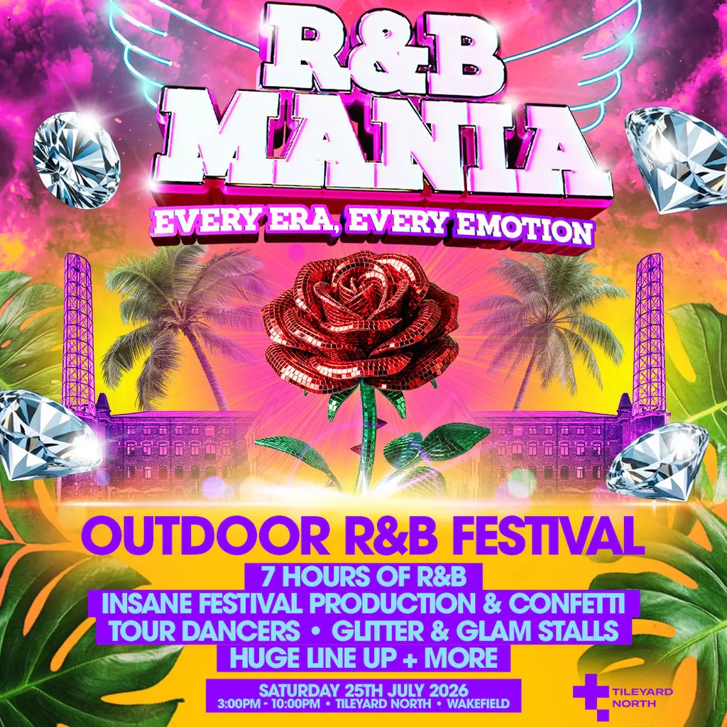 Tickets: RNB MANIA | Wakefield's Outdoor R&B Festival | Tileyard North ...
