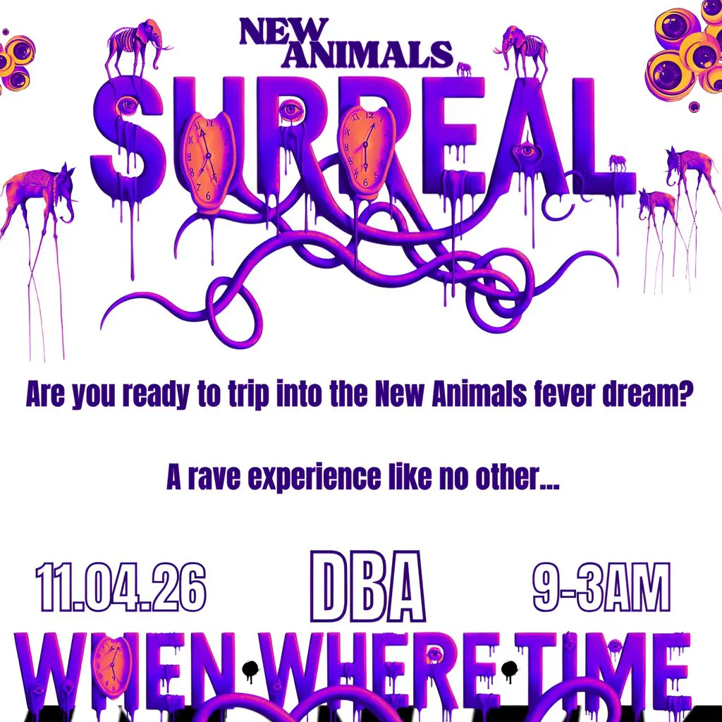 Tickets: New Animals - Surreal | Derby Brewery Arms Manchester Sat 11 ...