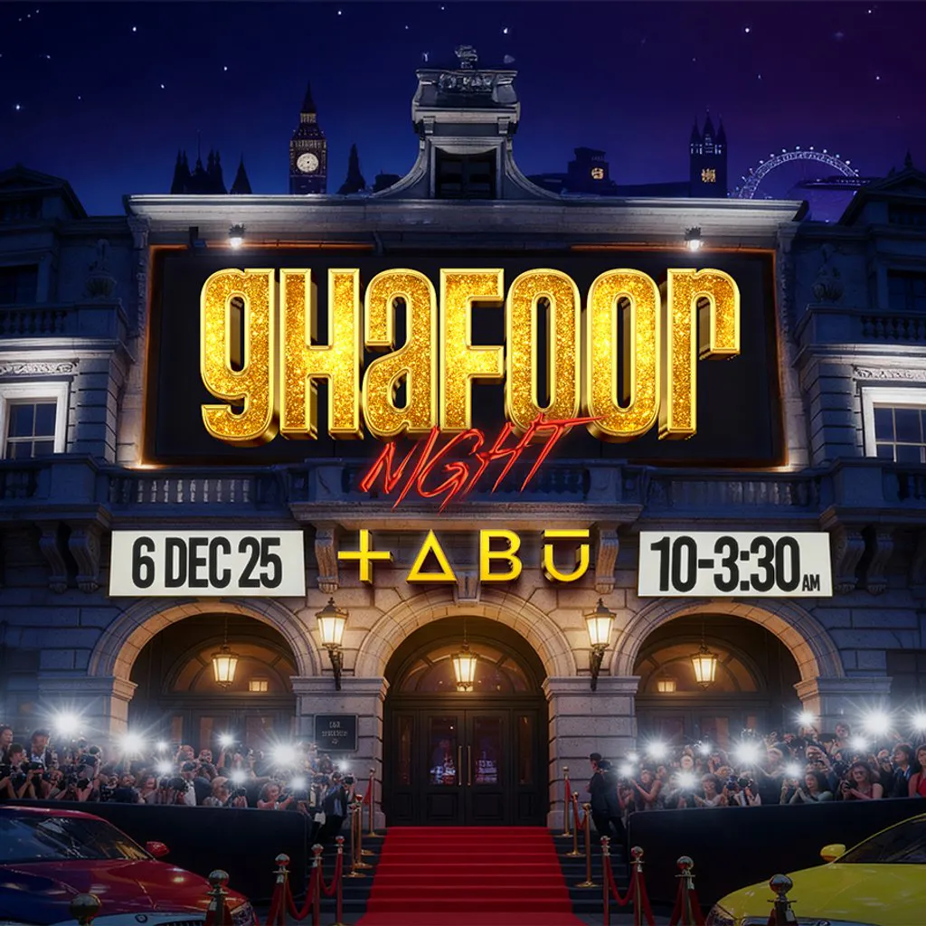 GHAFOOR NIGHT (Mayfair Takeover) | Tabu London Sat 06 December 2025