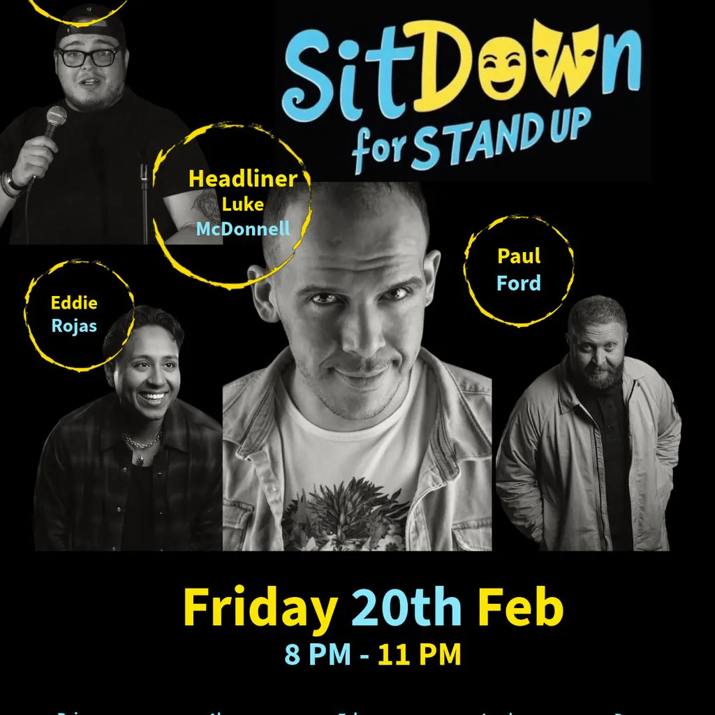 Sit Down for Stand Up | The Way Station Kettering Fri 20 February 2026
