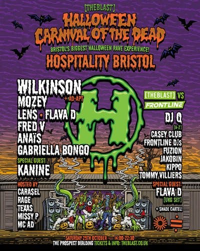 Tickets: Hospitality x [THE BLAST] Halloween Carnival of the Dead 25 ...