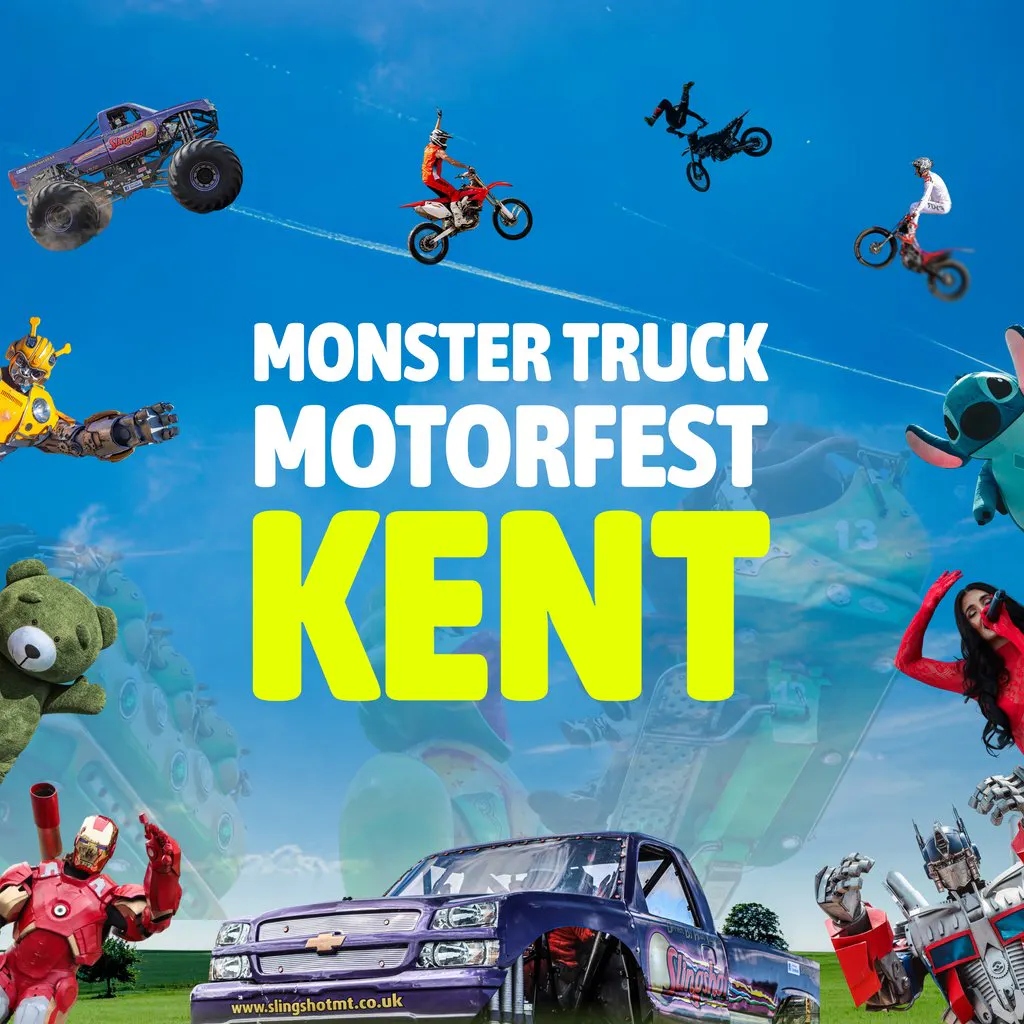 Tickets: Monster Truck Motorfest Kent | Manston Airport Ramsgate Sat 13 ...