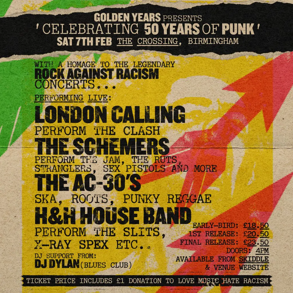 Celebrating 50 Years of Punk w/ London Calling, The Schemers + | The ...