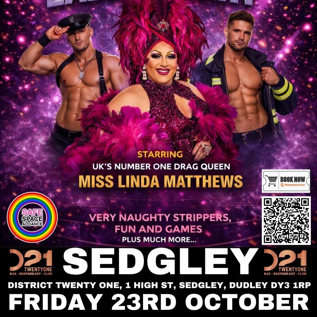 Tickets: A very naughty ladies night | District21 Dudley Fri 23 October ...