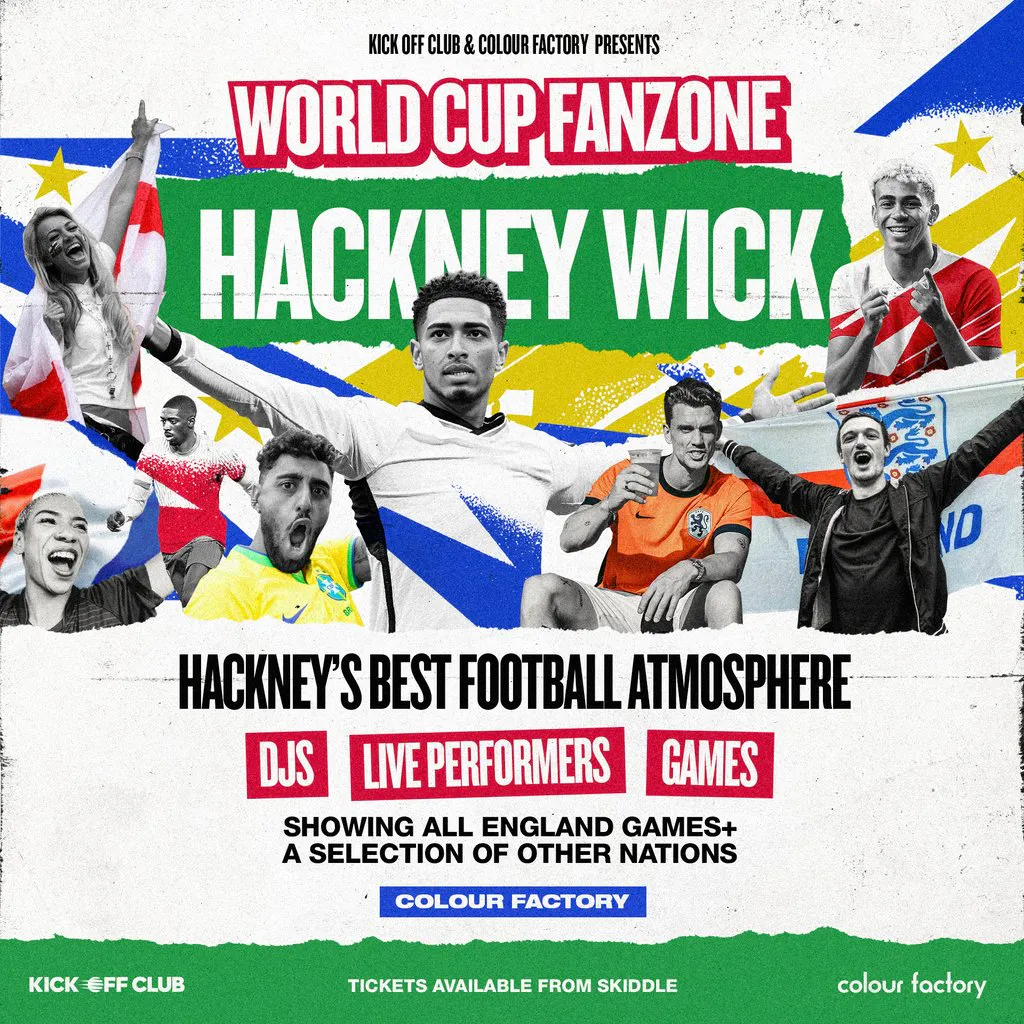 Hackney Wick Fanzone: England vs Croatia | Colour Factory London London ...