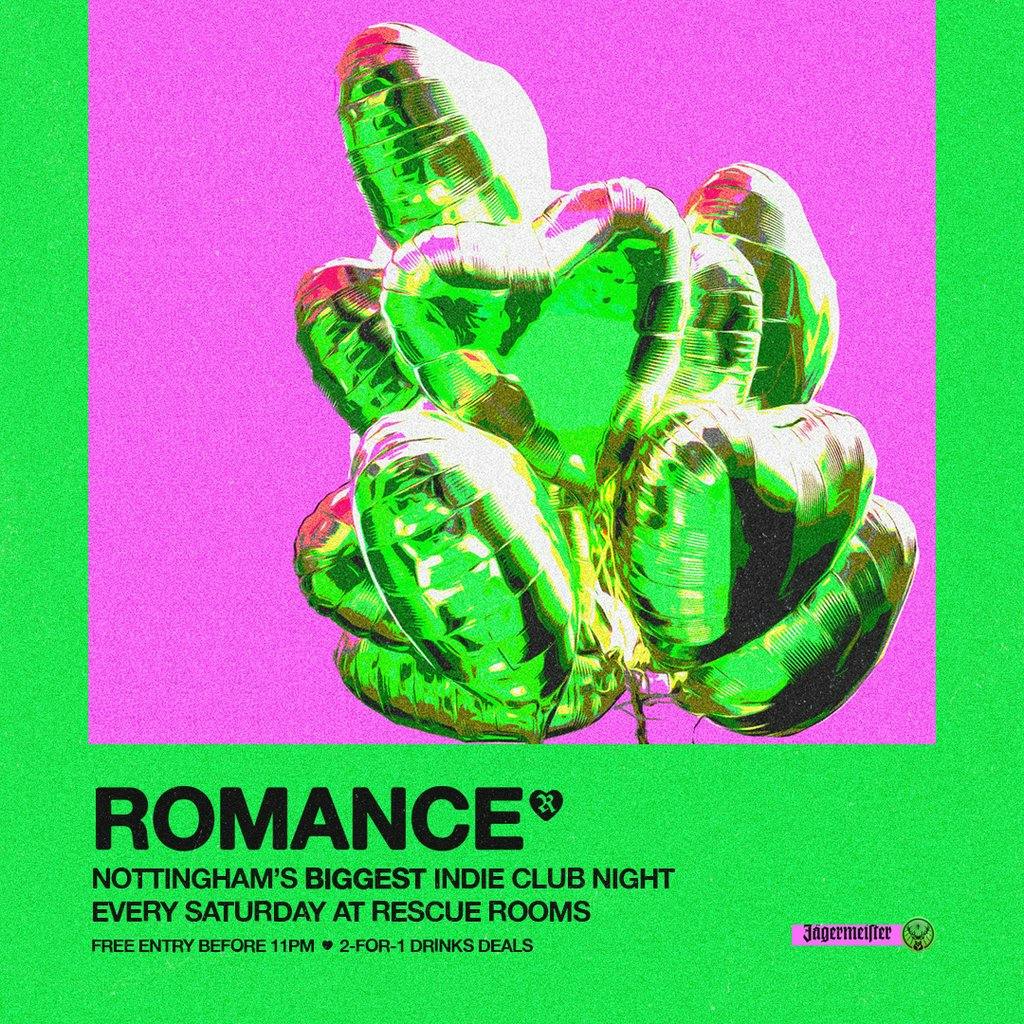 ROMANCE - Nottingham's biggest indie club night | Rescue Rooms ...