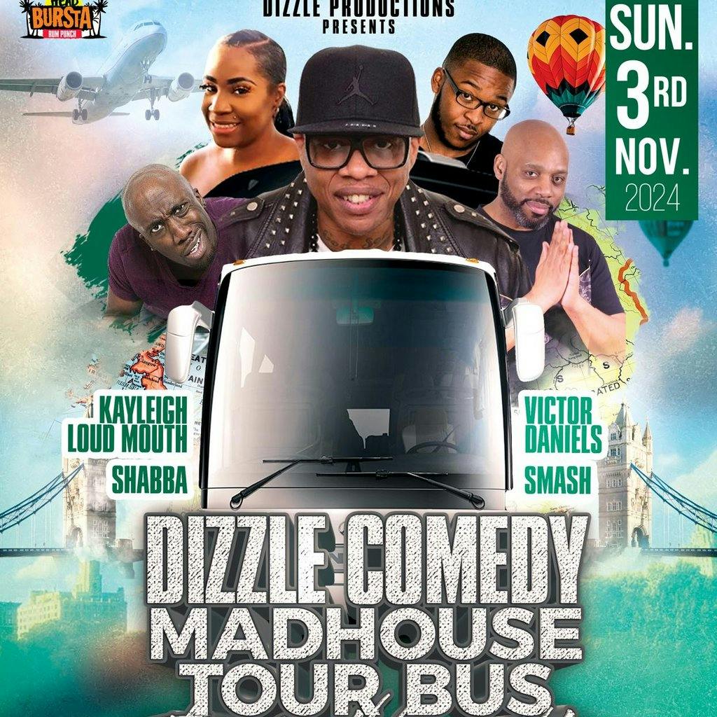 Tickets: Dizzle comedy madhouse tour | Rosies NightClub Birmingham West ...