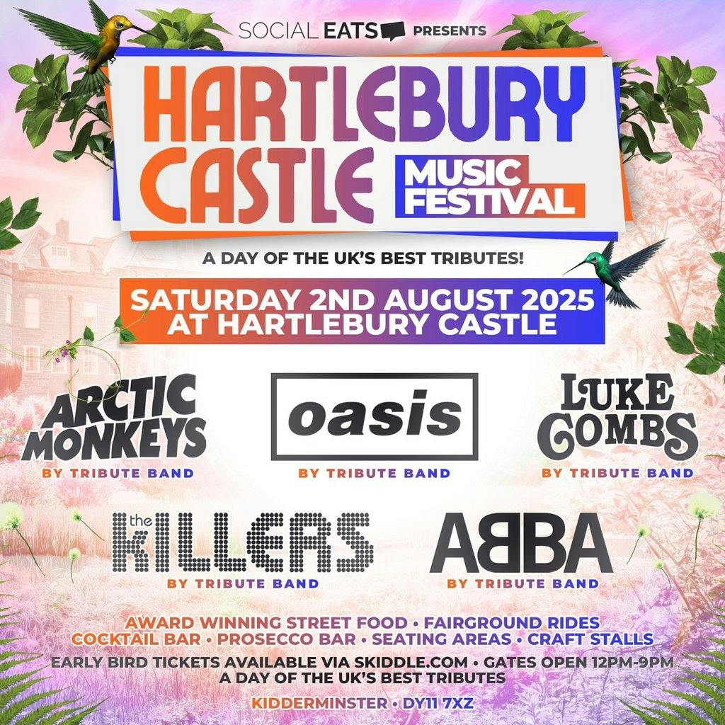 Hartlebury Castle Music Festival 2025 | Hartlebury Castle Kidderminster ...