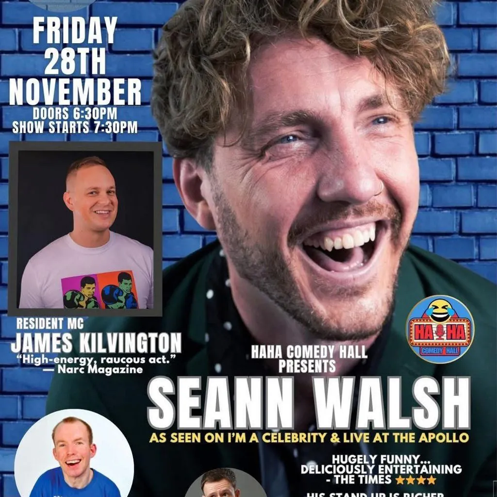 Ha Ha Comedy Hall - Seann Walsh's Christmas Cracker | The Parkway ...