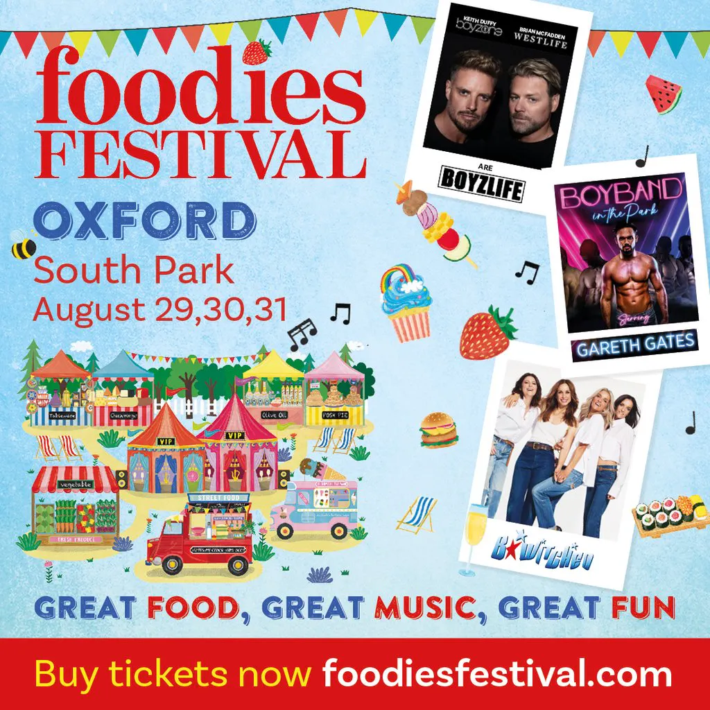 Tickets: Foodies Festival 2026 - Oxford | Oxford South Parks Oxford Sat ...