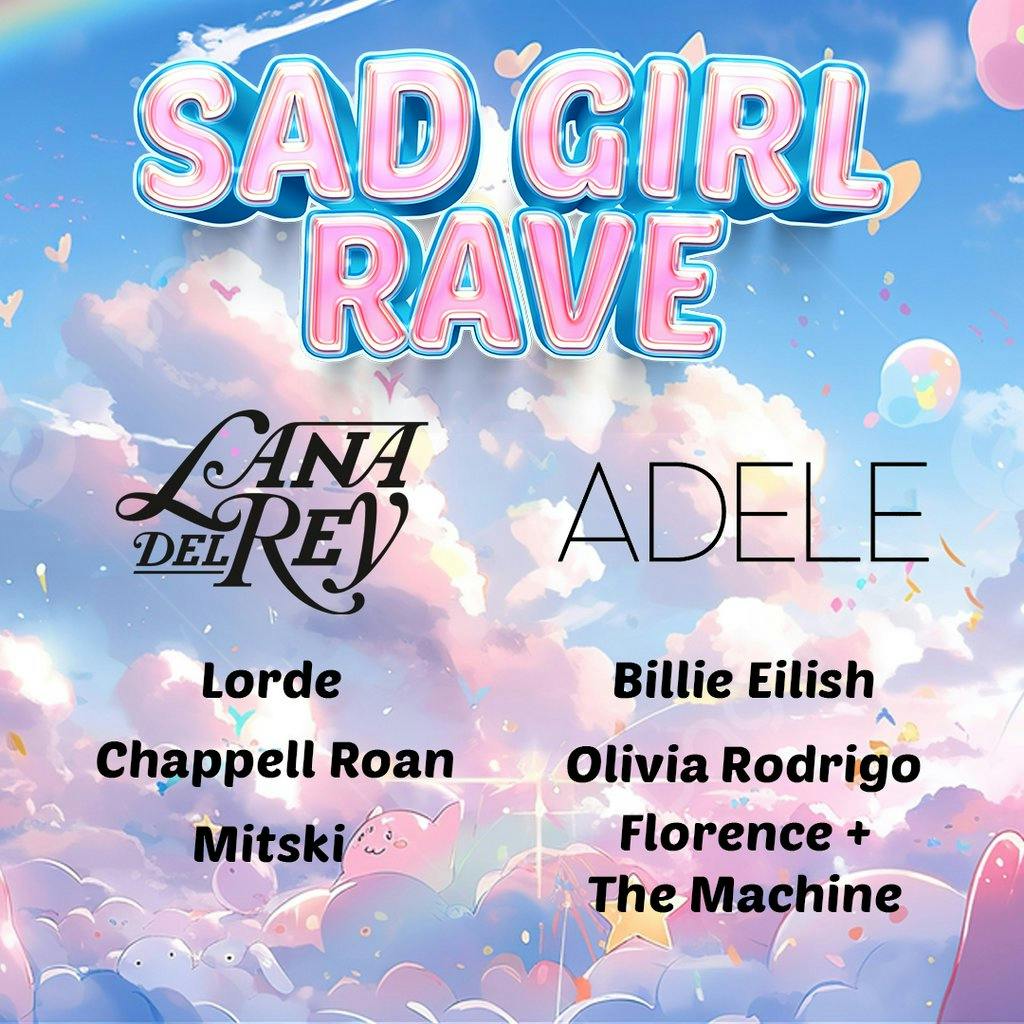 Tickets: Sad Girl Rave (Dundee) | Church Dundee Dundee Sat 19 October 2024