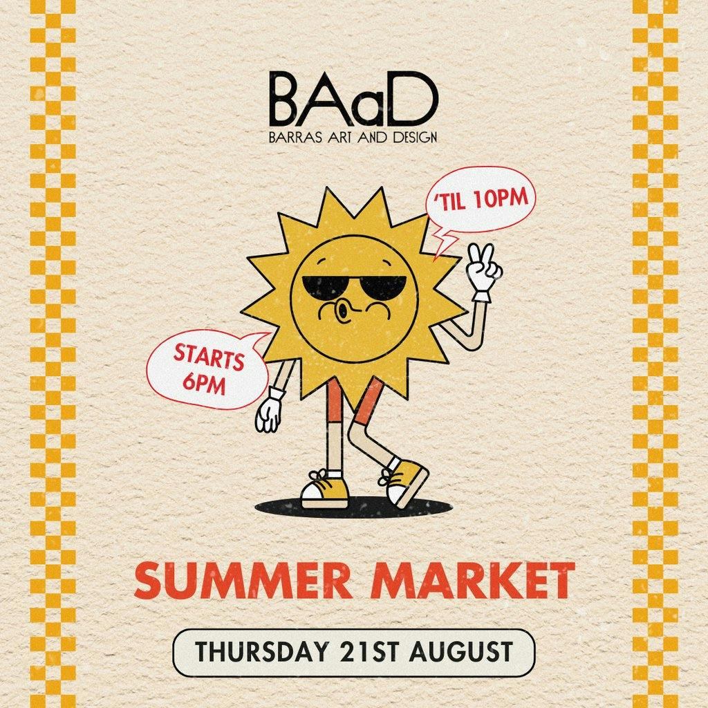 BAaD Summer Market | Barras Art And Design (BAaD) Glasgow Thu 21 August ...