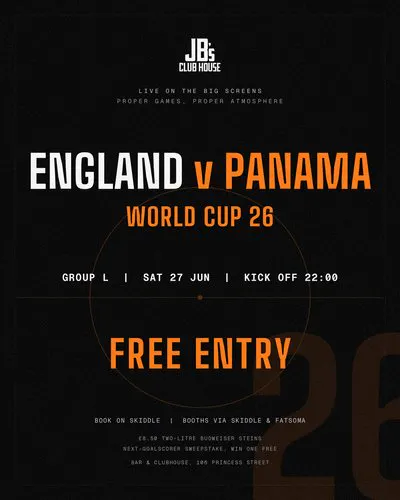 Tickets: England vs Panama | World Cup 2026 | Live at Joshua Brooks ...