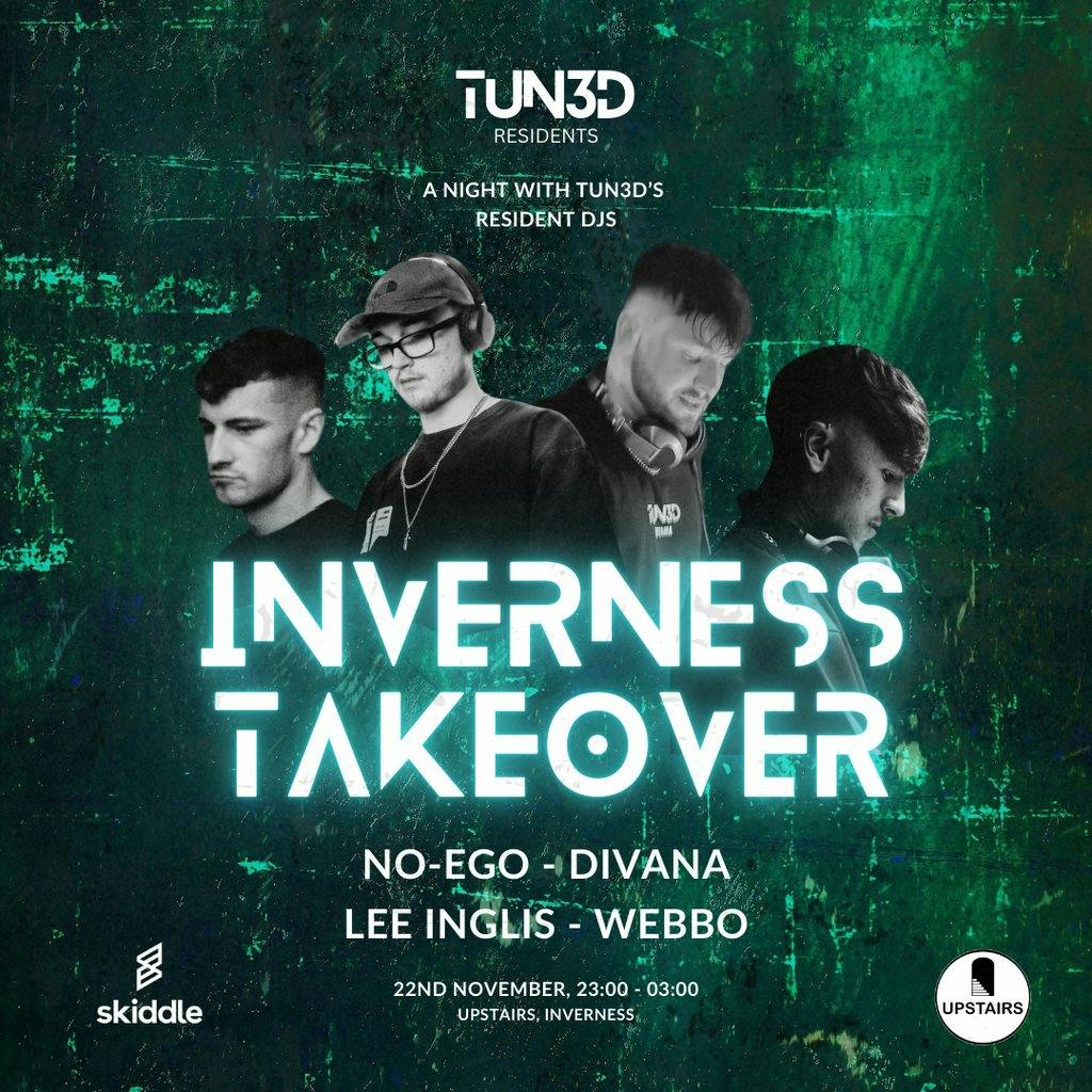 TUN3D: Residency Takeover | Upstairs Inverness Inverness Fri 22 November 2024