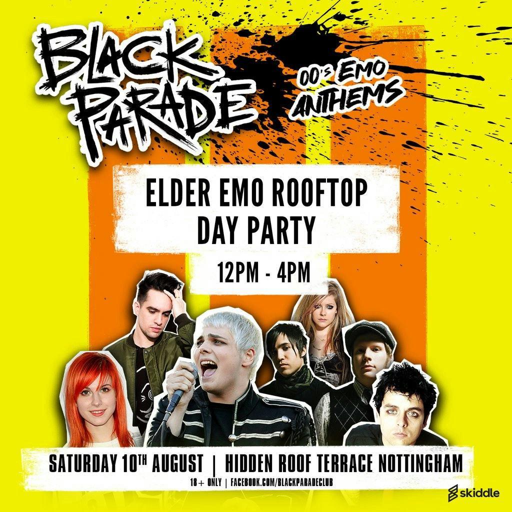 Black Parade - 00's Emo Anthems | Elder Emo Rooftop Day Party Tickets ...