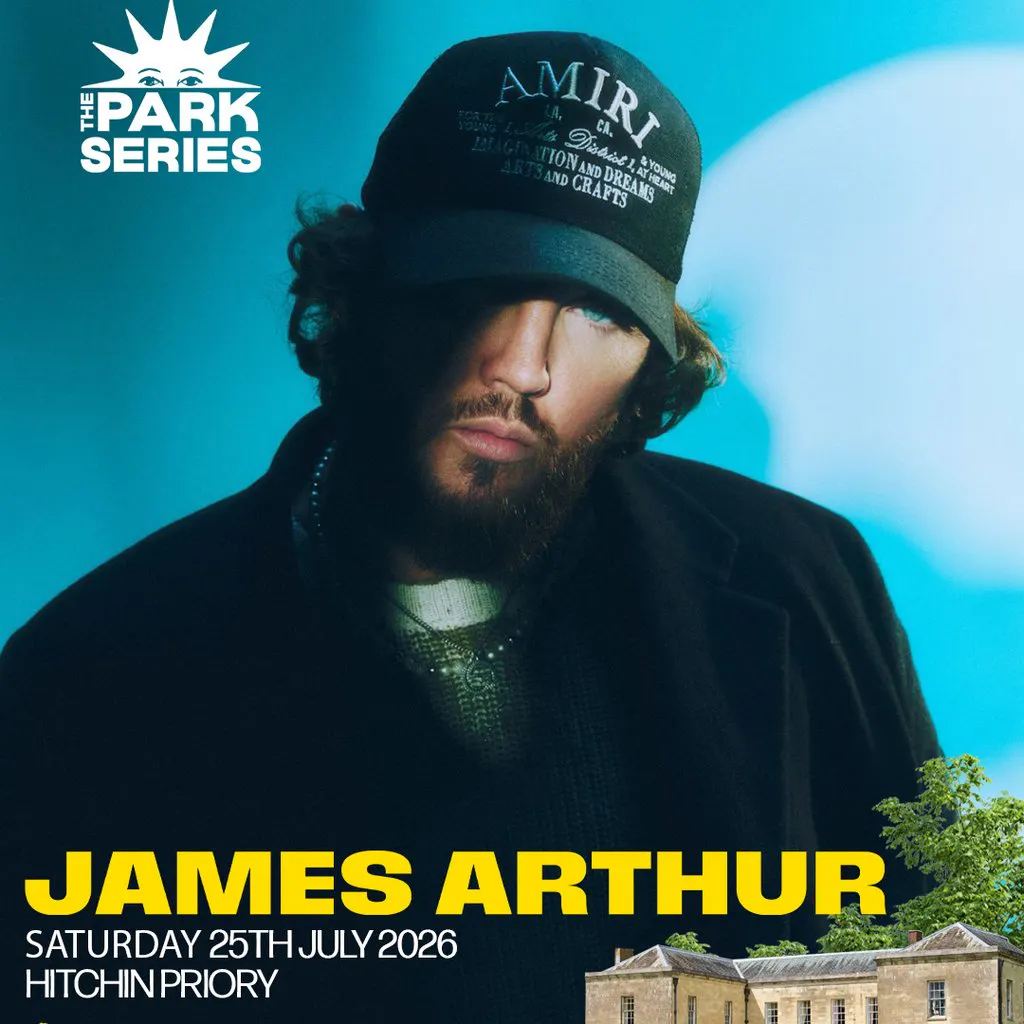 Tickets: The Park Series presents JAMES ARTHUR | Hitchin Priory Hitchin ...